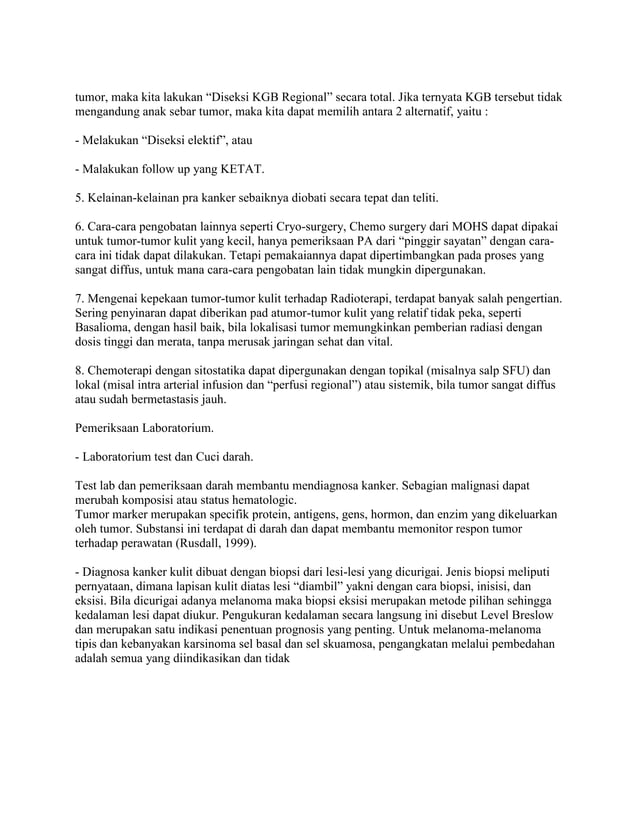 Askep kanker kulit | DOCX