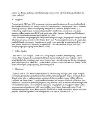 Askep kanker kulit | DOCX
