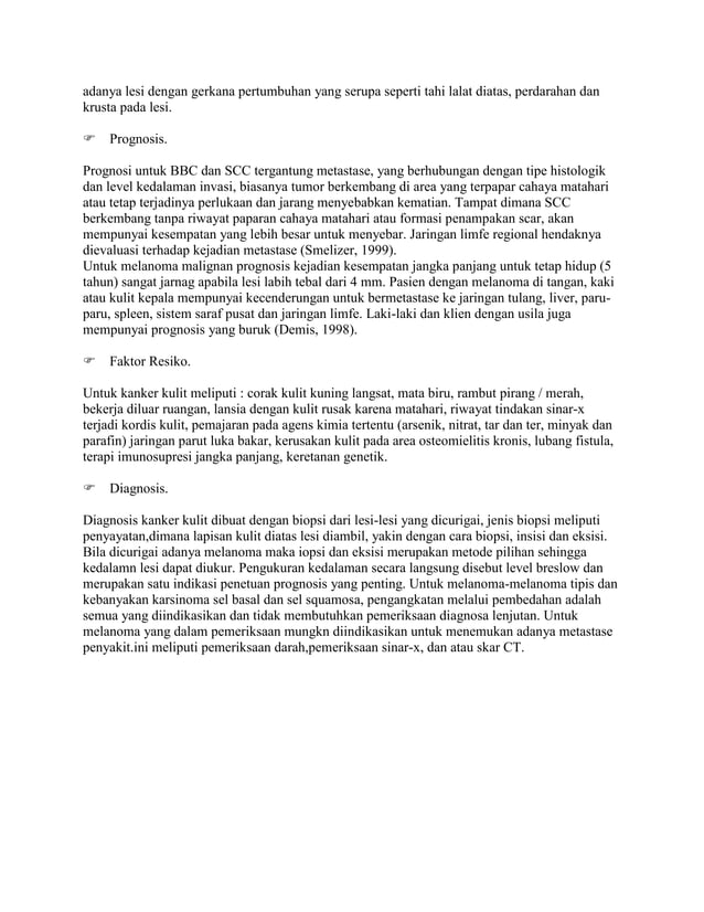 Askep kanker kulit | DOCX