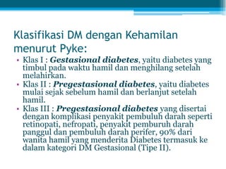 Askep kehamilan dengan DM gestasional | PPTX