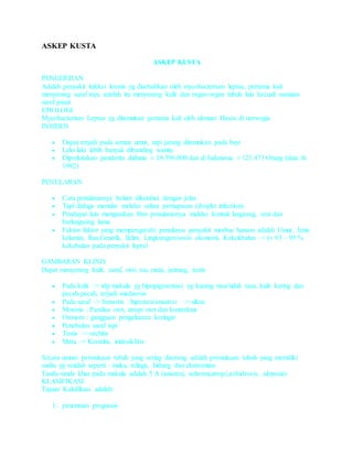 Askep kusta | DOCX