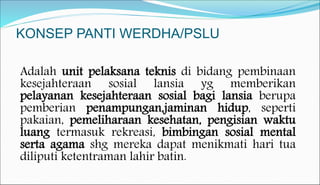 Askep lansia panti werdha | PPT
