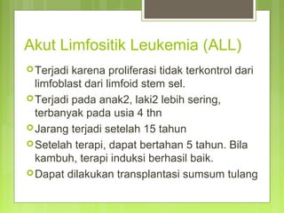 Asuhan Keperawatan Leukimia-Power Point | PPT