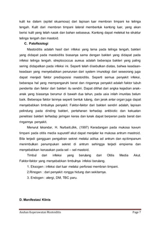 Askep Mastoiditis | DOCX