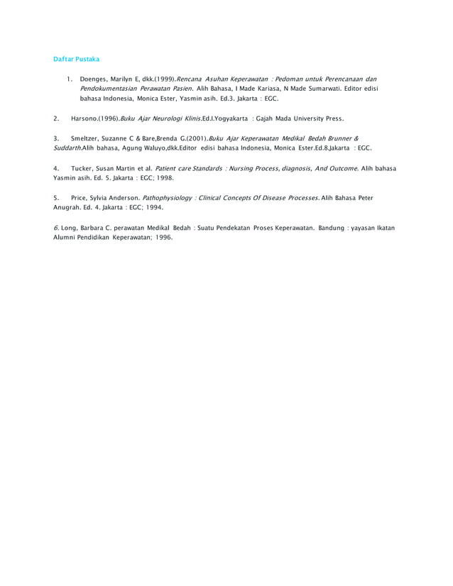 Askep meningitis | PDF