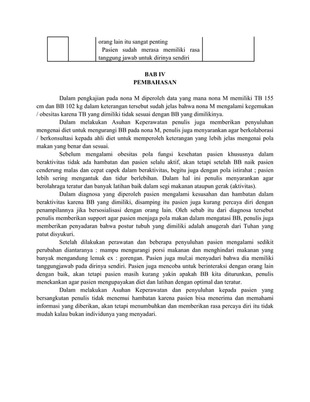 Askep obesitas | DOCX