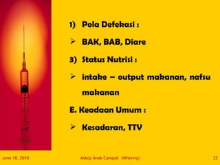 Askep pada anak dengan campak | PPT
