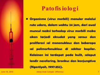 Askep pada anak dengan campak | PPT