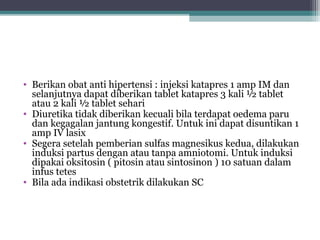 Askep pada ibu dengan kasus preeklamsi | PPT