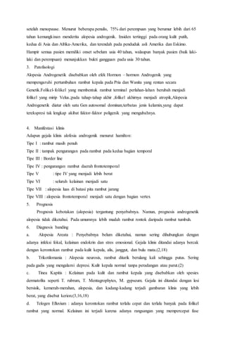 Askep pada klien dengan gangguan sistem integumen penyakit allopesia ...