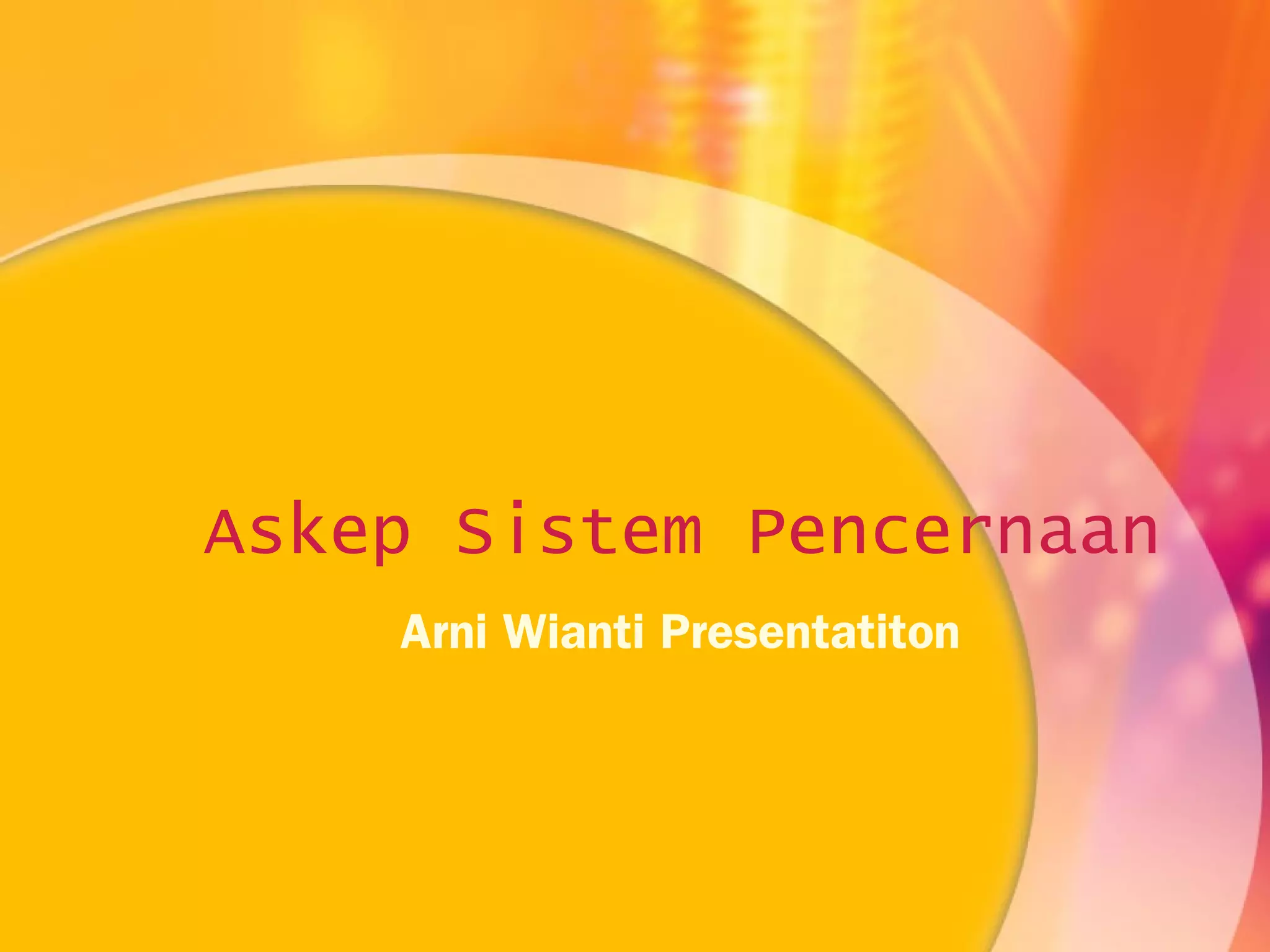 Askep pencernaan bagian atas | PPT