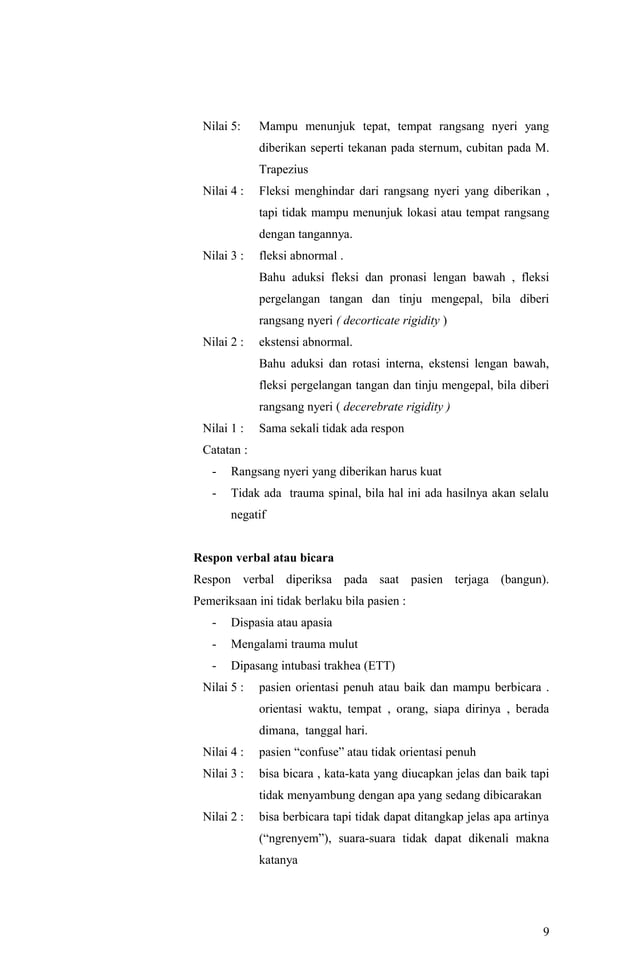 Askep penurunan kesadaran | DOC
