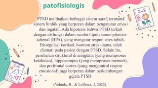 laporan pendahuluan asuhan keperawatan PTSD | PPT