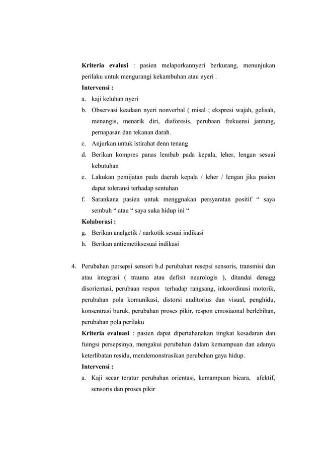 Askep space occupying lession ( sol ) | DOC