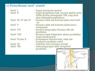 Askep spina bifida | PPTX