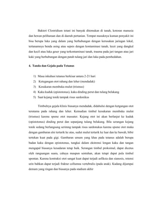 Askep tetanus | DOCX