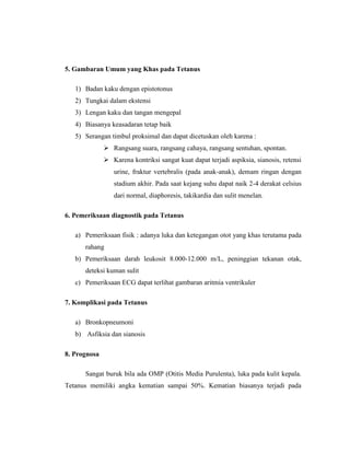 Askep tetanus | DOCX