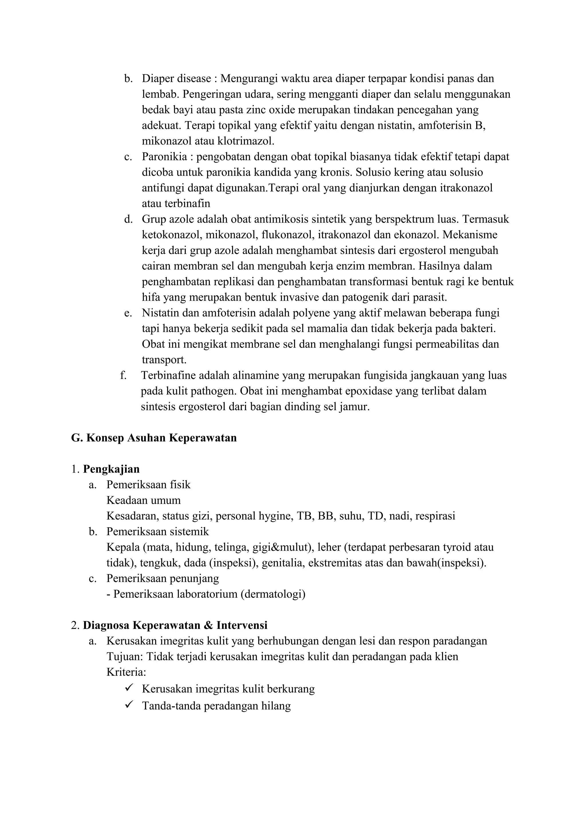 Askep tinea kapitis | DOC