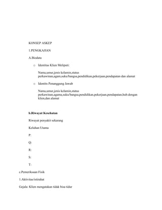 Askep tonsilitis) AKPER PEMKAB MUNA | PDF