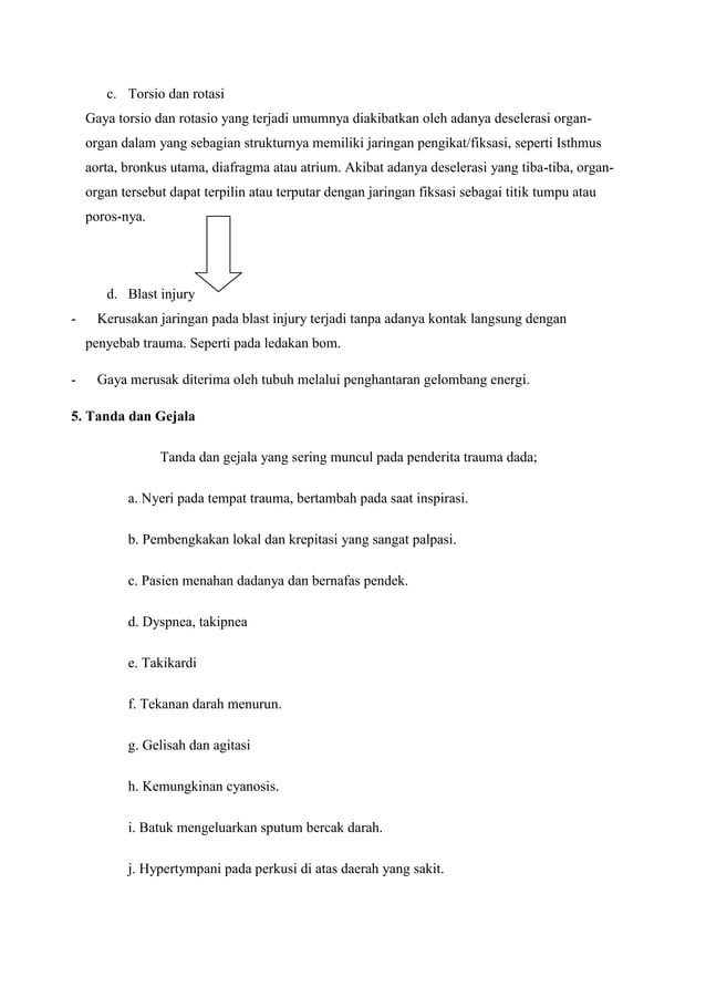 Askep trauma dada lia & ian | DOCX