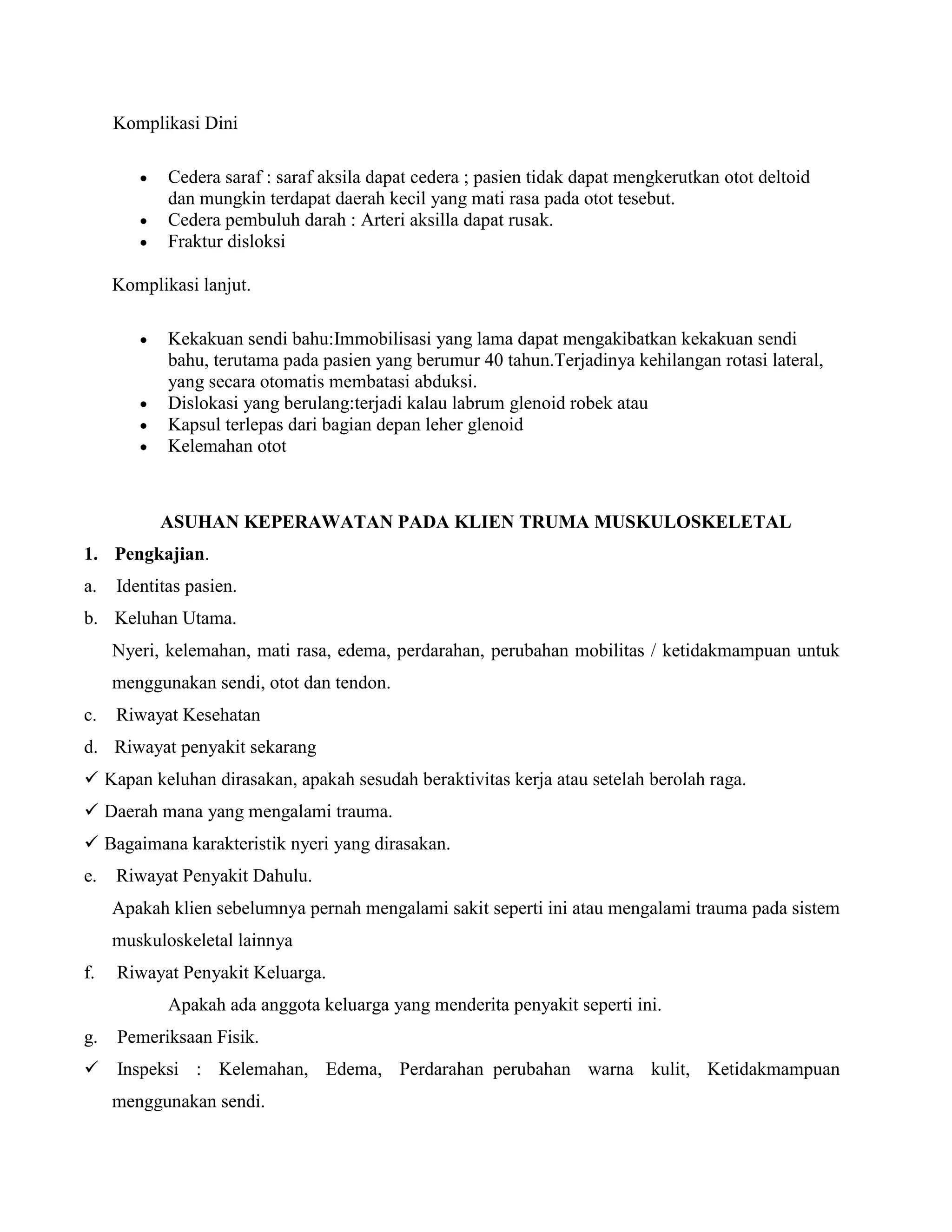 Askep trauma muskuloskeleta1 | DOCX