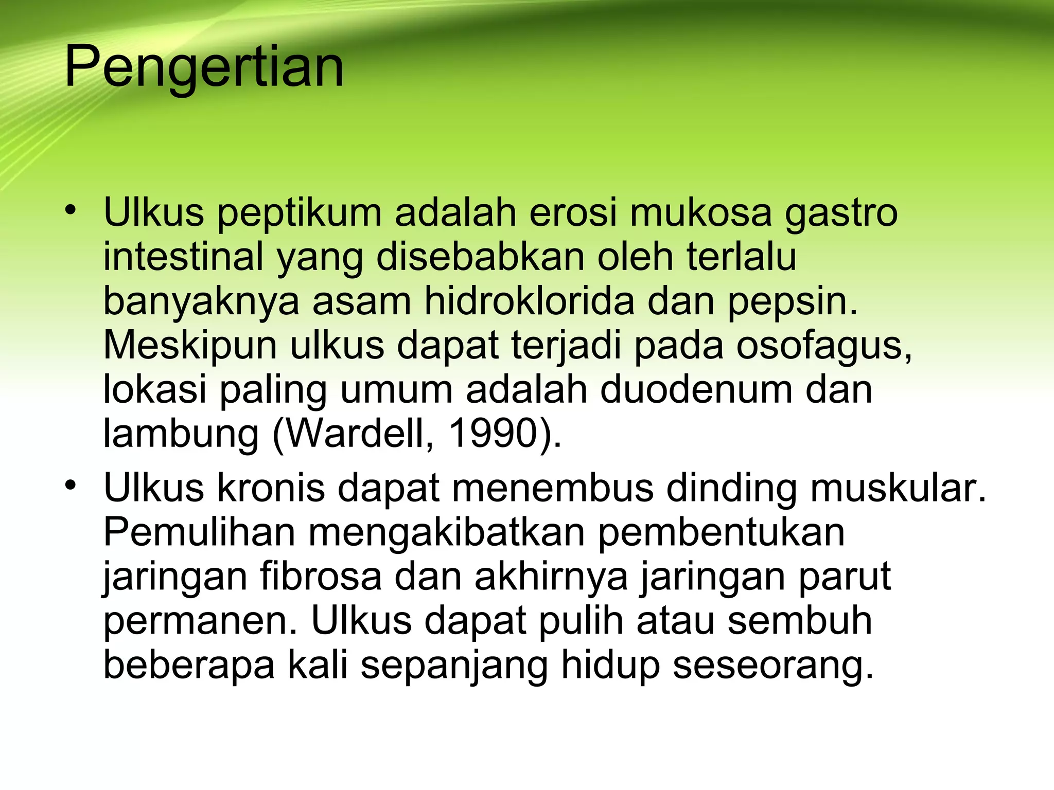 Askep ulkus peptikum 1 | PPT