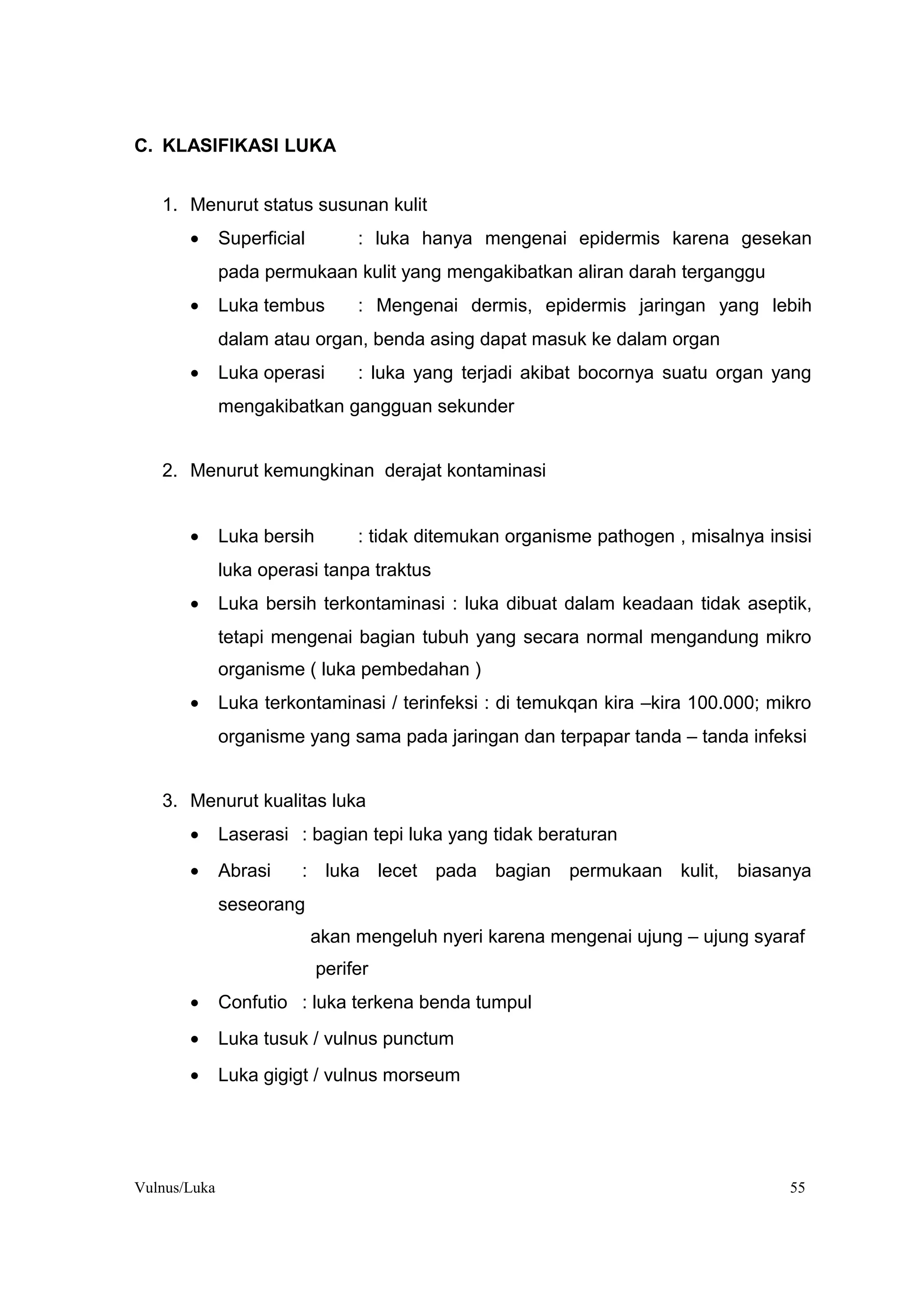 Askep vulnus luka | DOC