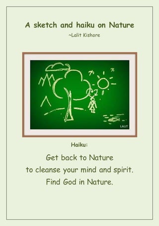 A sketch and haiku on Nature | DOCX