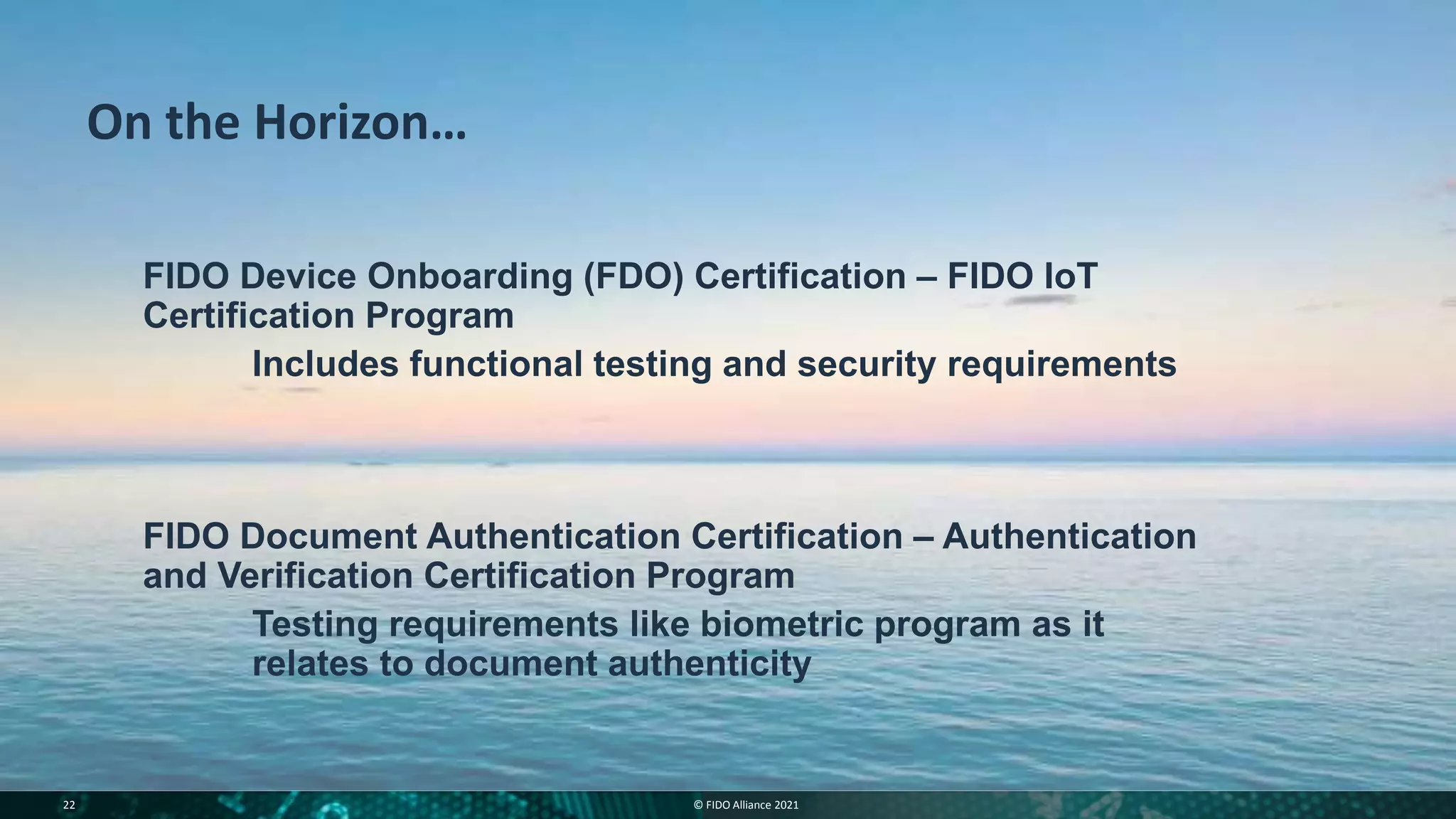 Ask FIDO About Anything: Certification | PPT