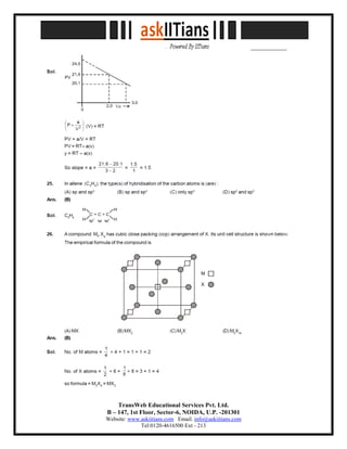 Askiitians iit-jee-solutions | PDF