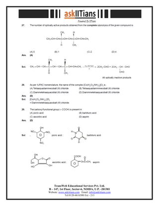 Askiitians iit-jee-solutions | PDF