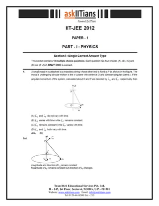 Askiitians iit-jee-solutions | PDF