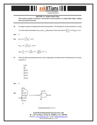 Askiitians iit-jee-solutions | PDF