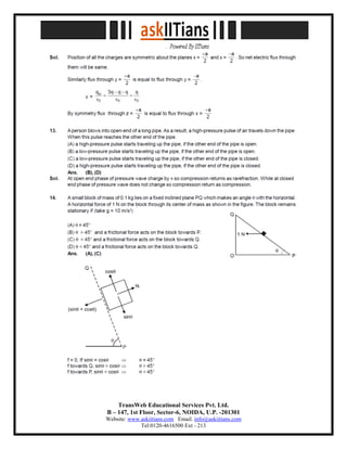 Askiitians iit-jee-solutions | PDF
