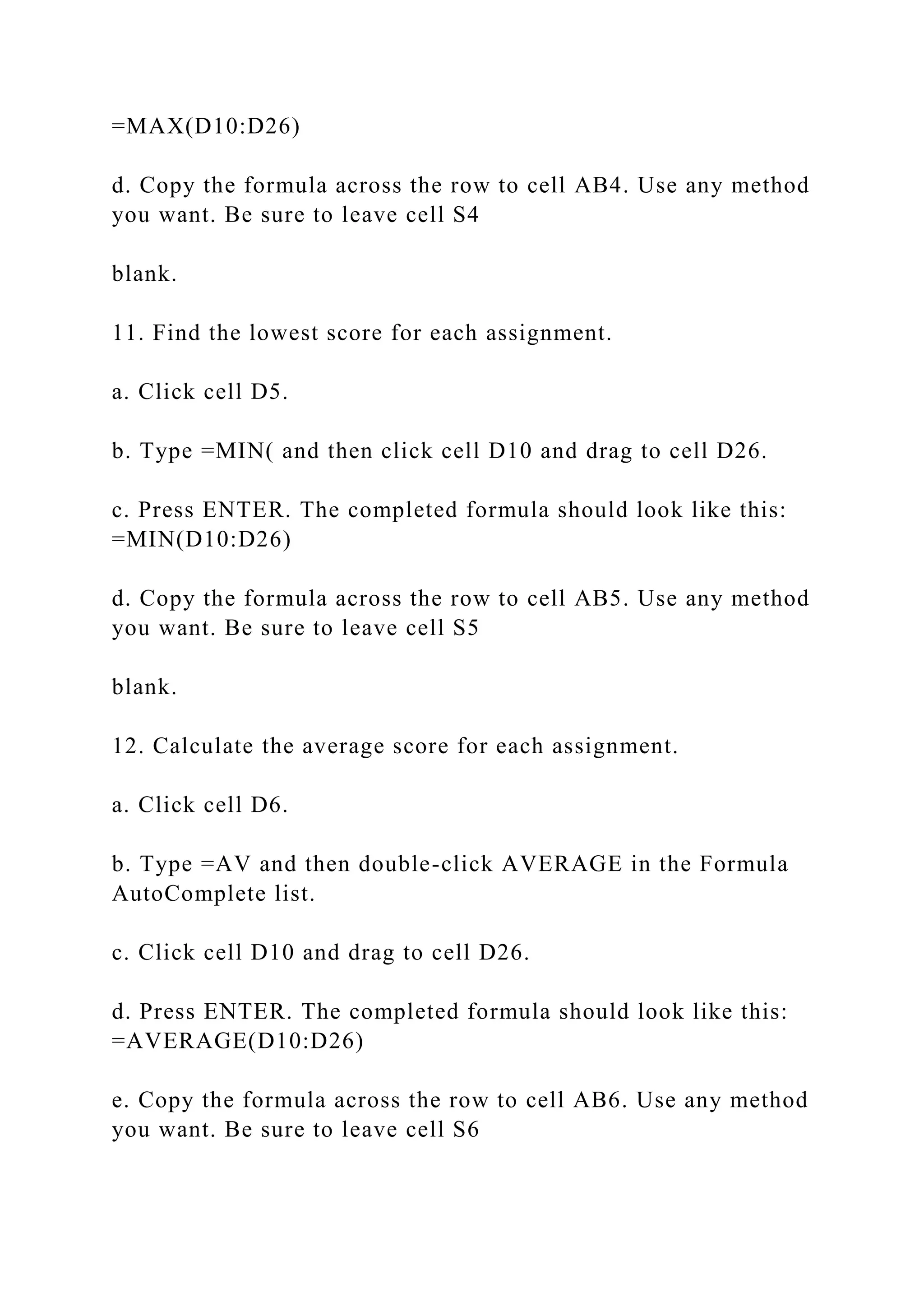 A Skills Approach Excel 2016 Chapter 3 Using Formulas and F.docx