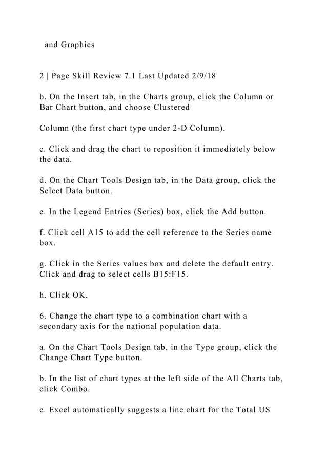 A Skills Approach Excel 2016 Chapter 7 Exploring Advanced C.docx