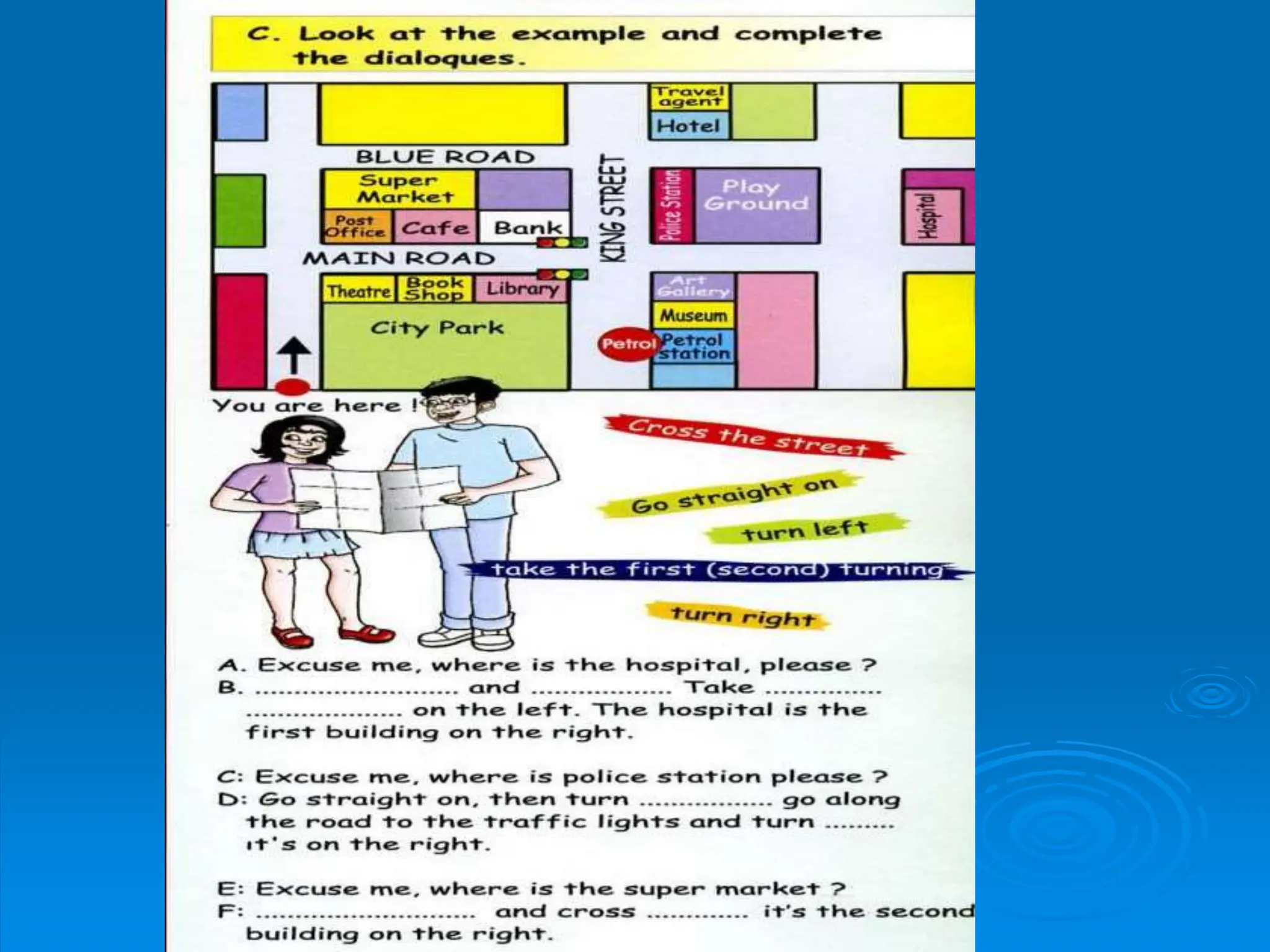 asking for direction and giving direction | PPT