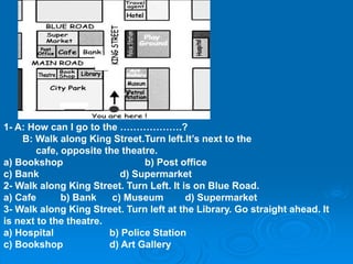 asking for direction and giving direction | PPT