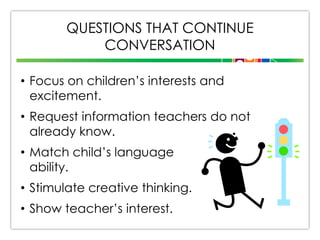 Asking Questions that Extend Conversations | PPTX | Parenting | Family ...