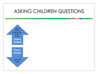 Asking Questions that Extend Conversations | PPTX | Parenting | Family ...