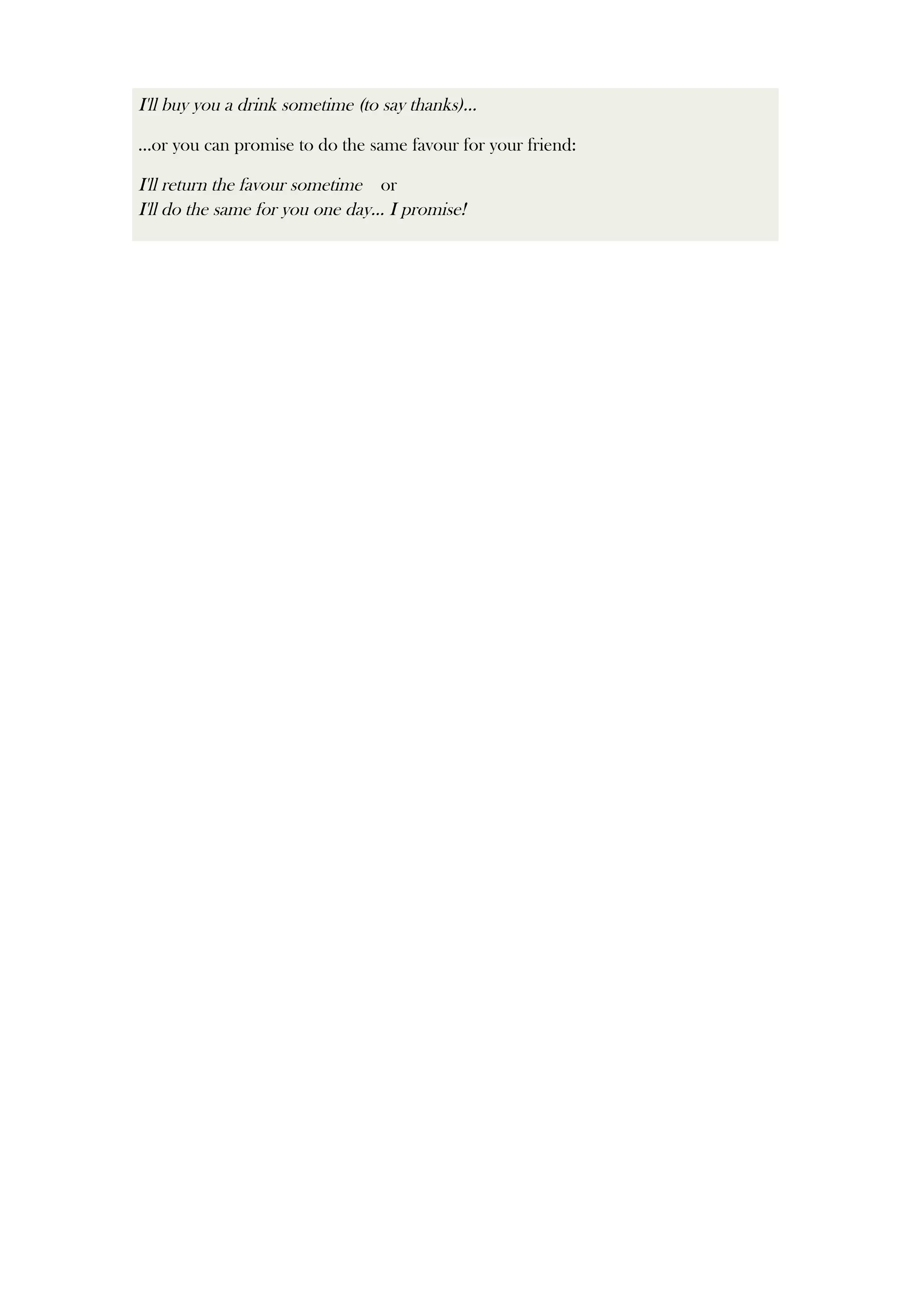 Asking a favour in English Language | ODT