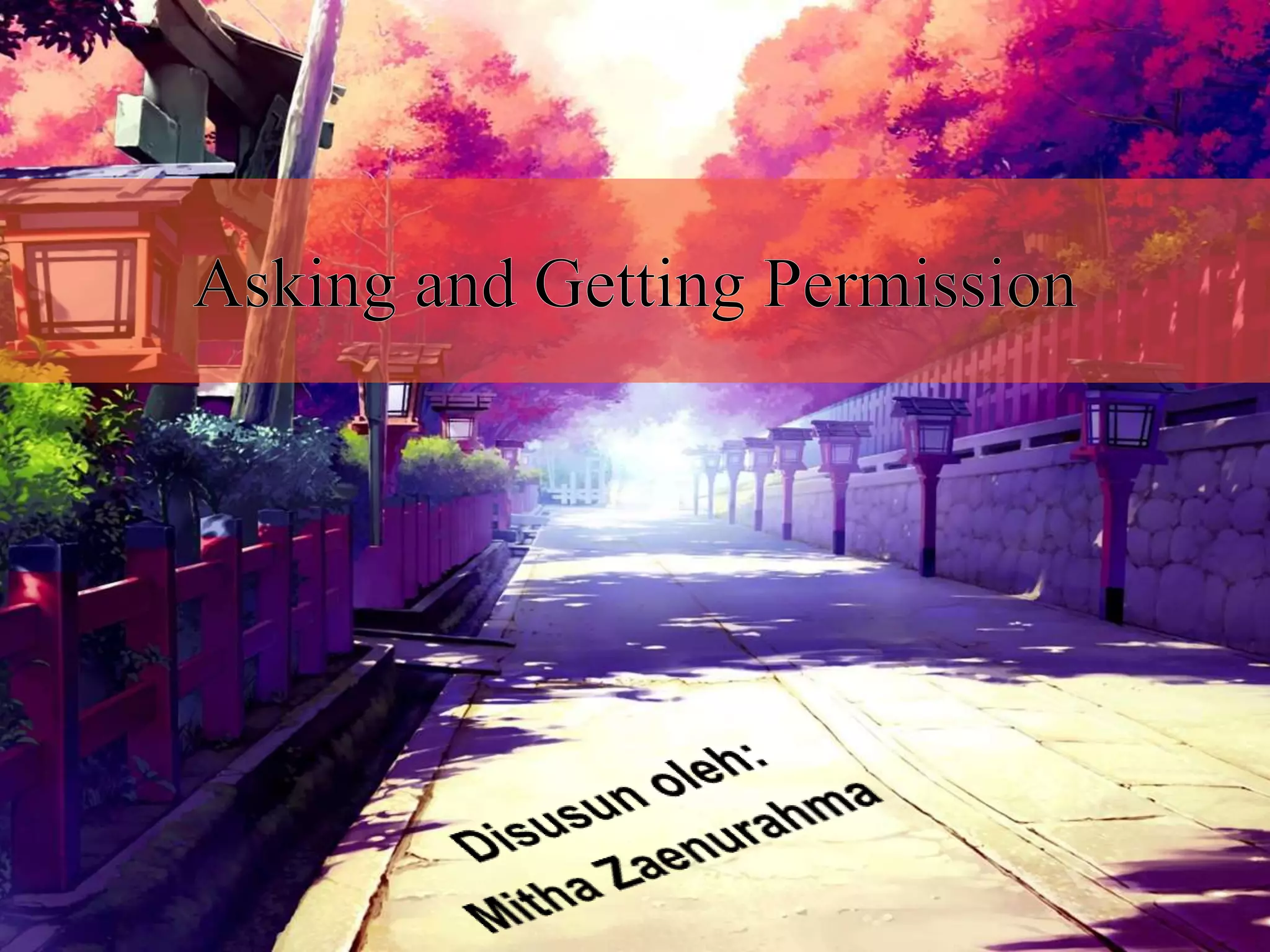 Asking and getting permission | PPT