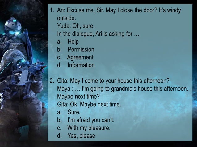Asking and getting permission | PPT