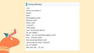 Asking and giving attention | PPTX