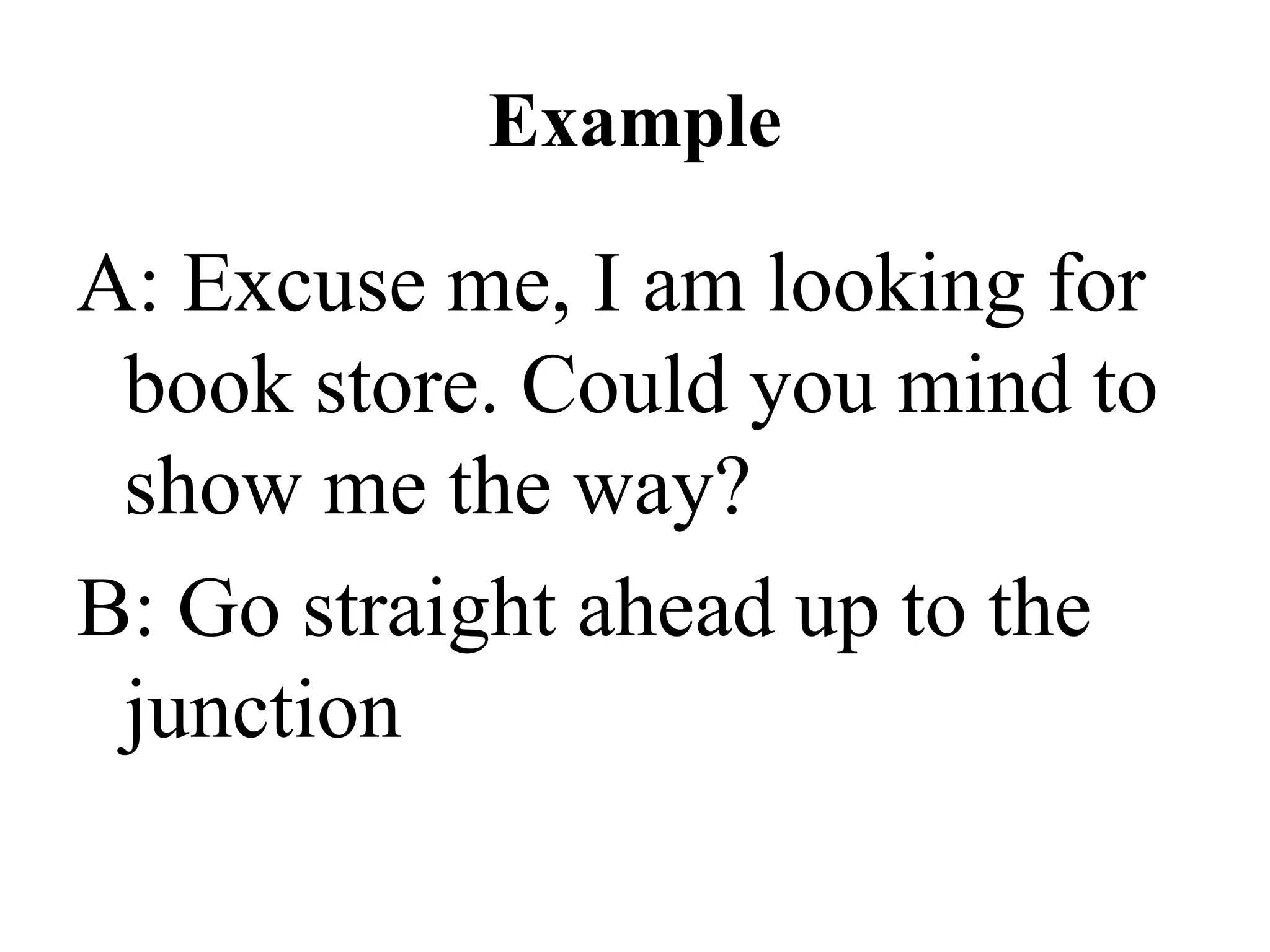 Asking and giving direction ppt | PPT