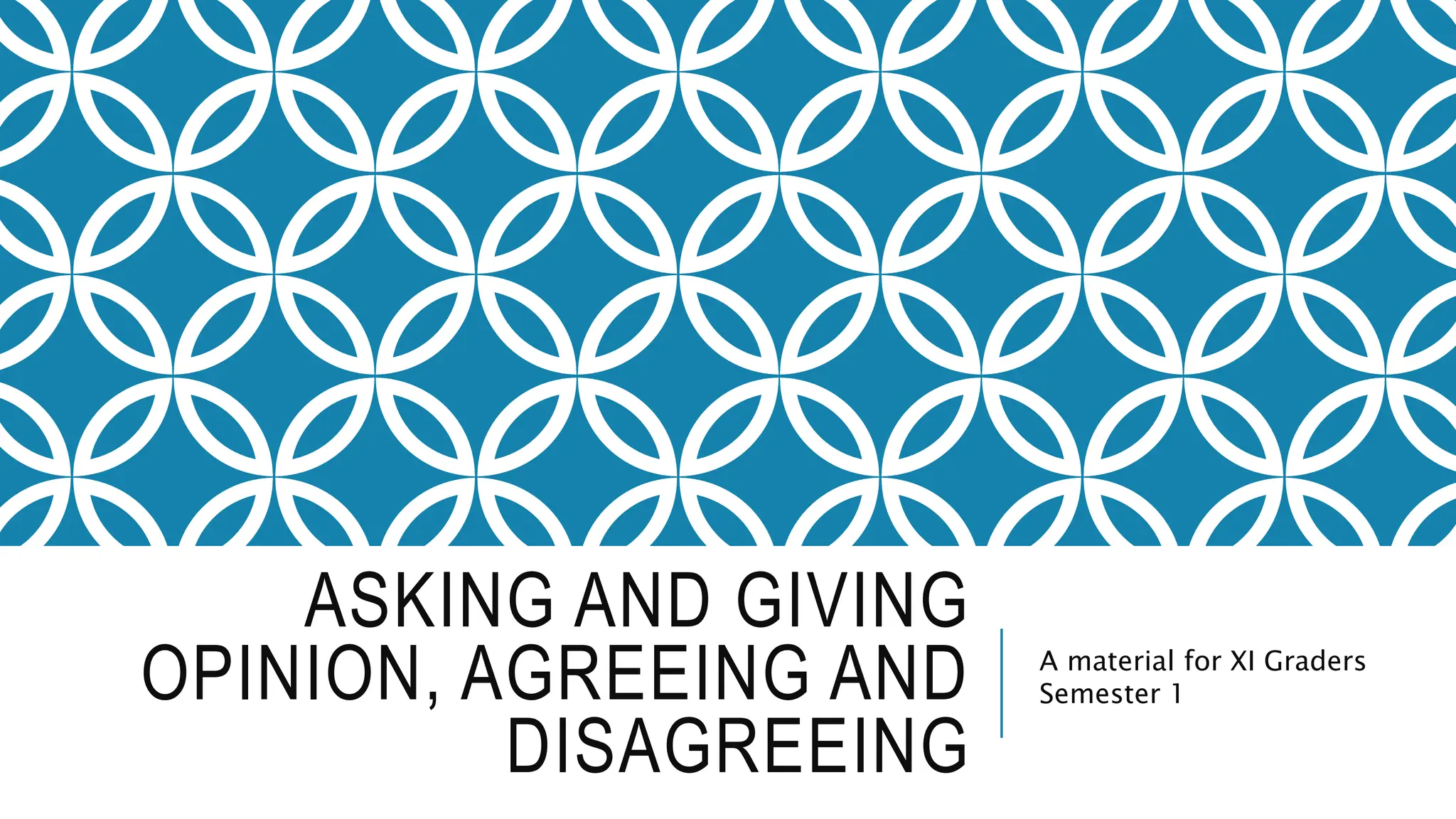 ASKING AND GIVING OPINION, AGREEING AND DISAGREEING.pptx