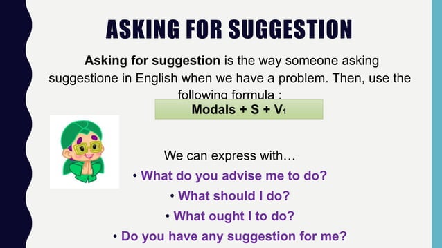 ASKING AND GIVING SUGGESTION CHAPTER 3.pptx