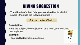 ASKING AND GIVING SUGGESTION CHAPTER 3.pptx
