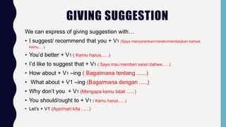 ASKING AND GIVING SUGGESTION CHAPTER 3.pptx