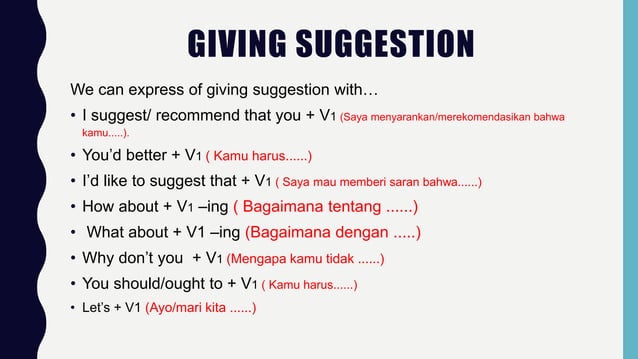 ASKING AND GIVING SUGGESTION CHAPTER 3.pptx